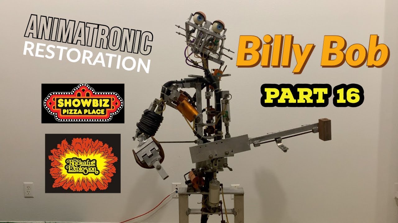 Animatronic Restoration Part 16 - BILLY BOB - Rock-afire Explosion ...
