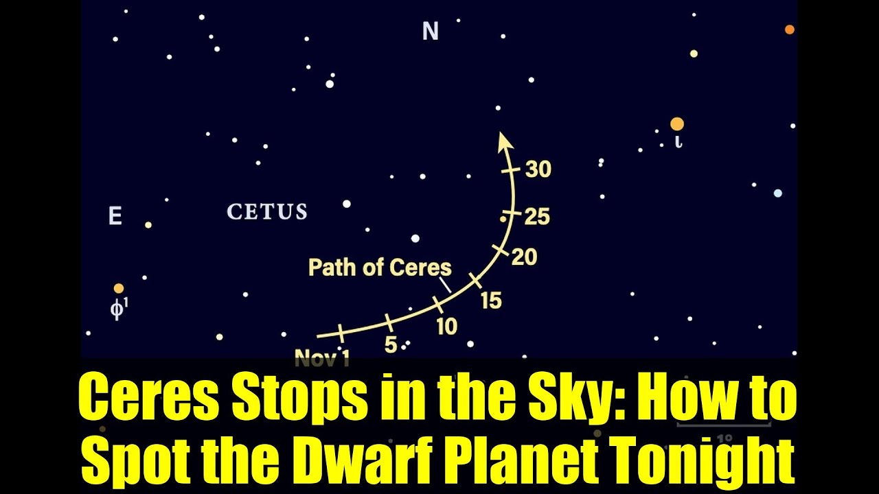 Ceres Stops in the Sky: How to Spot the Dwarf Planet Tonight ...