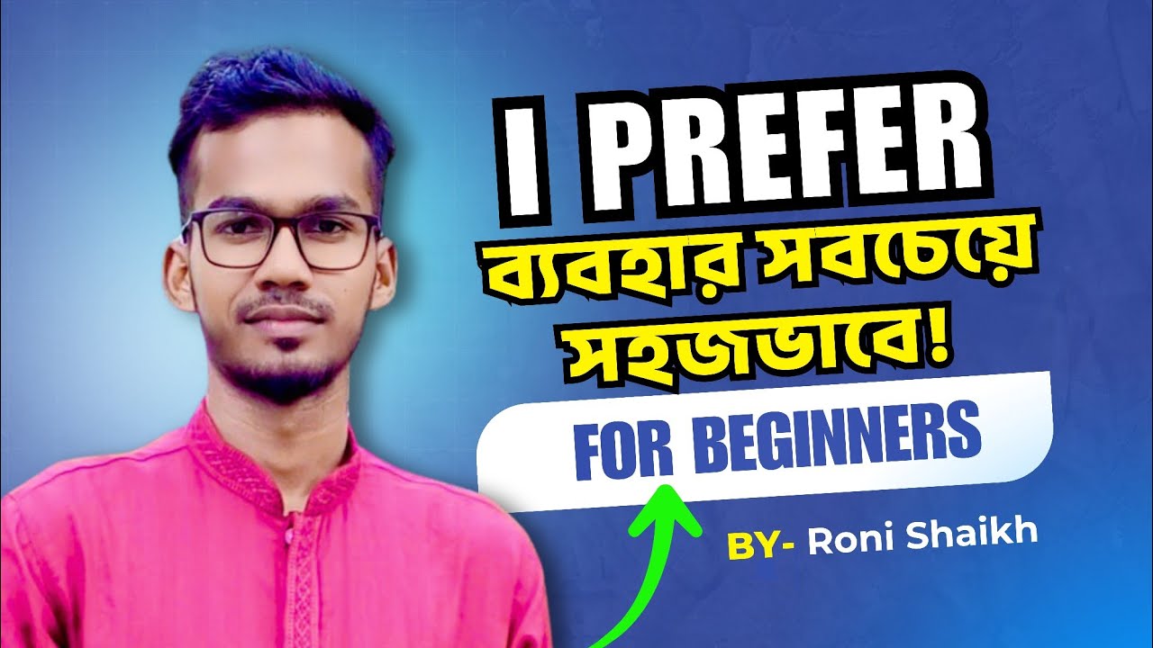Learn how to use “I prefer… to…” in simple English! Perfect for ...