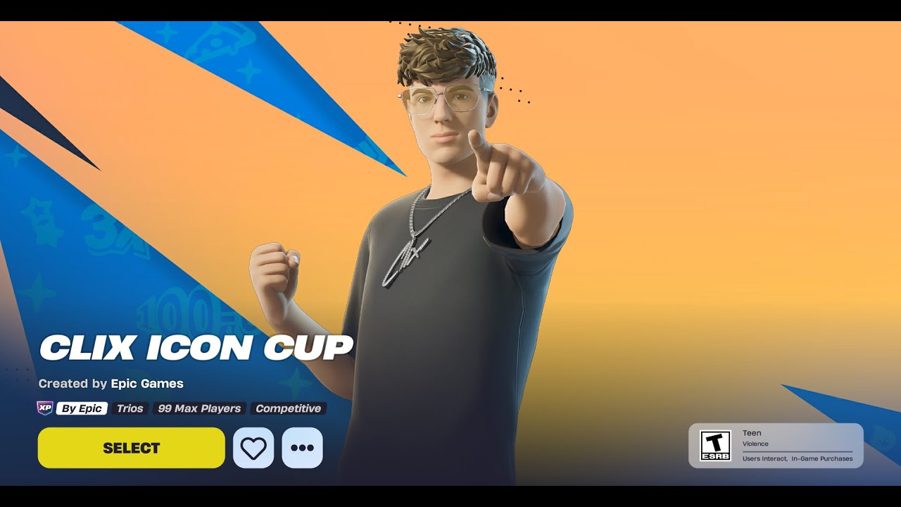 CLIX ICON CUP!!! (FIXED STREAM PC CRASHED) - YouTube