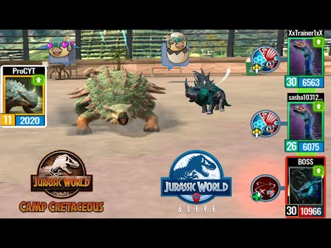 Bumpy takes down Ceramagnus!!! ( Jurassic World Alive 2.7 ) Level 11 ...