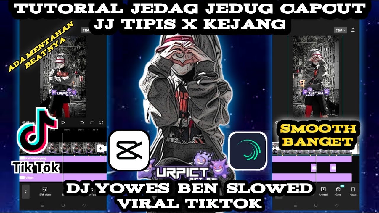 Tutorial Edit Jedag Jedug Capcut JJ Tipis X Kejang || Dj Yowes Ben Slowed Viral Tiktok - YouTube