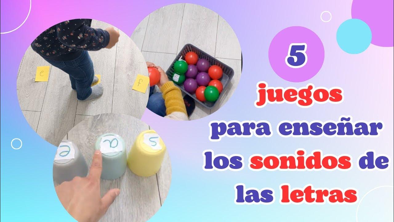 5 JUEGOS para aprender los SONIDOS de las LETRAS. #aprendojugando # ...