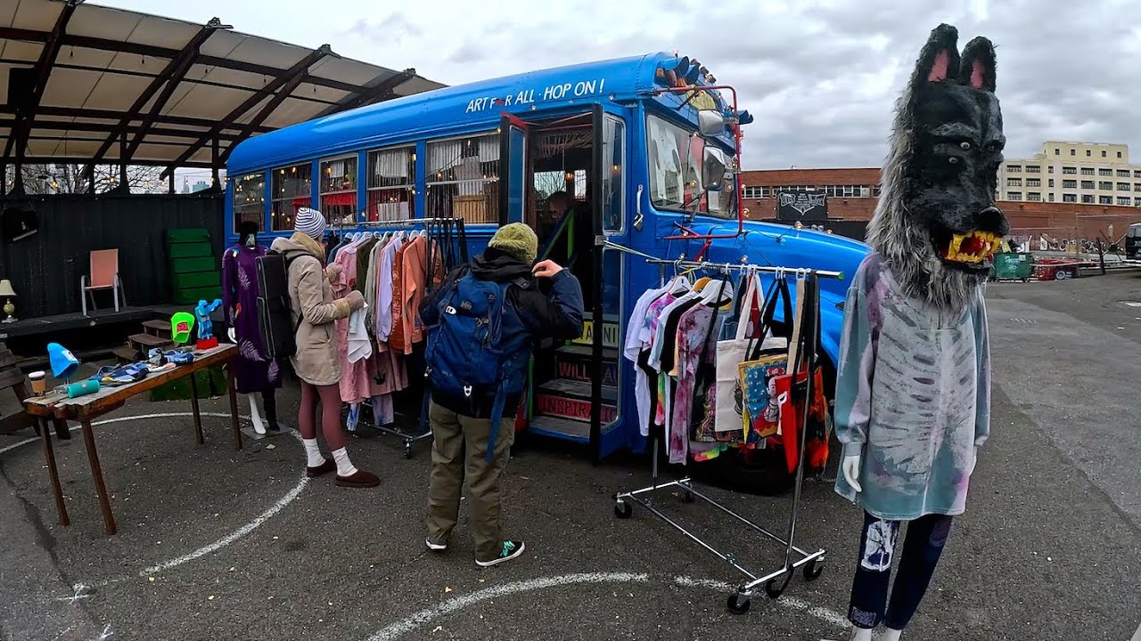 Blue Bus Project Pop-Up Holiday Market - YouTube