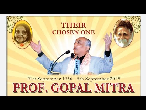 Tribute to Prof Dr. Gopal Mitra (Kinkar Sahajananda) || Shyam Sangha ...