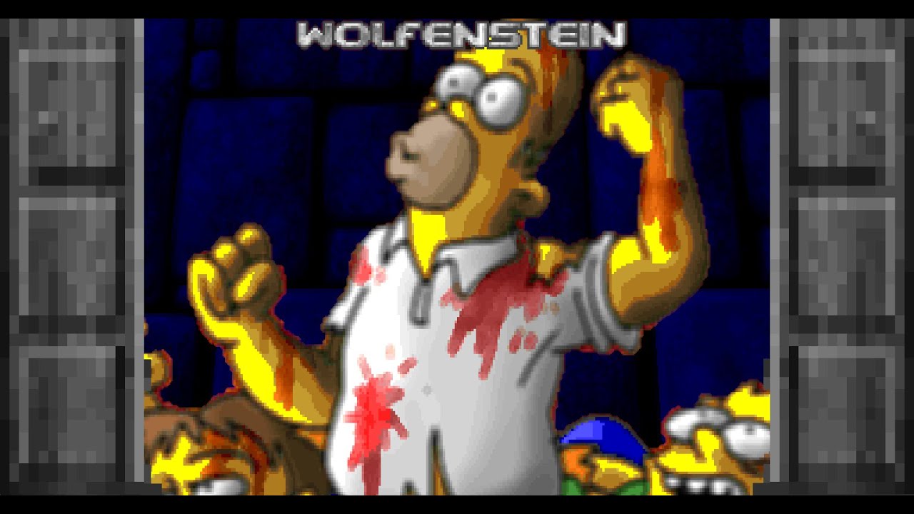 Simpsons DOOM: "The Wolfenstein levels" - YouTube