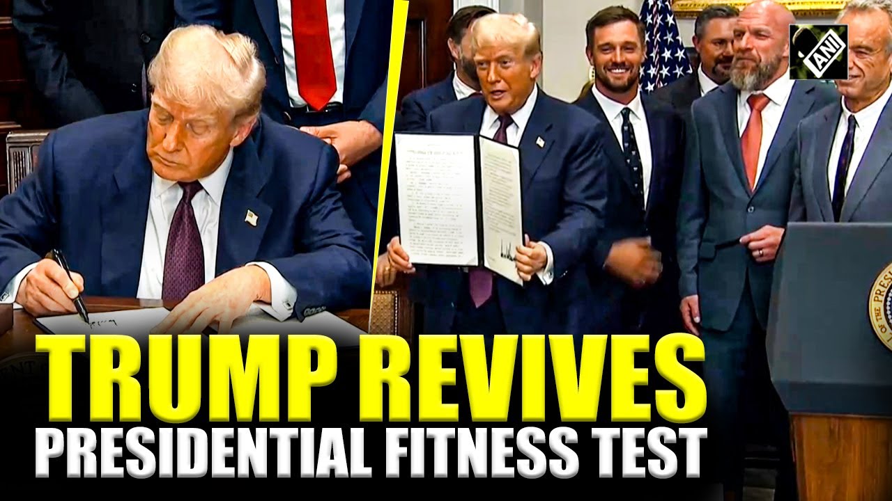 President Trump revives Presidential Fitness Test, appoints athletes to ...