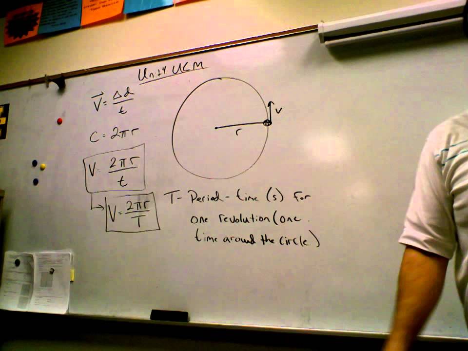 UCM Velocity and Acceleration - YouTube
