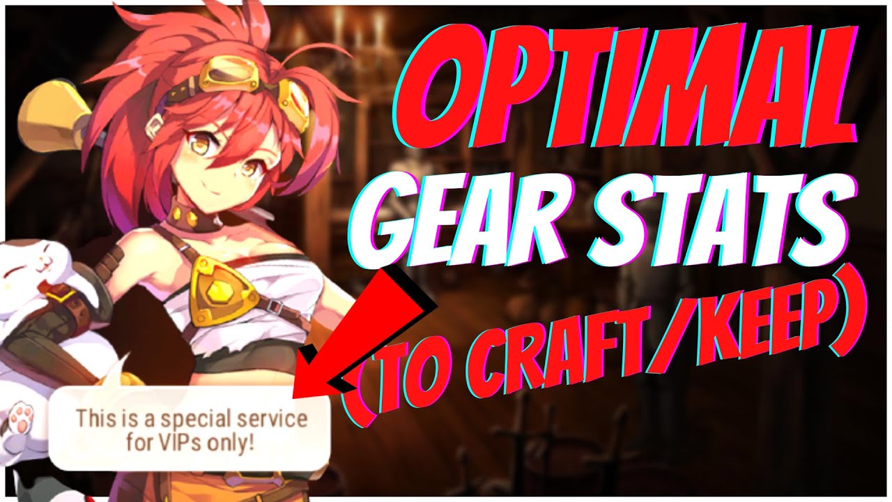 The BEST Stats to Craft & Keep [Epic Seven Gear Guide 2021] - YouTube