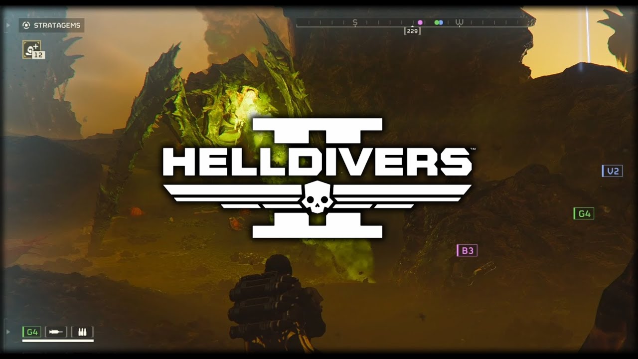 Helldivers NEVER give up! - Helldivers 2 (Meridia Dark Fluid mission, full second attempt) - YouTube