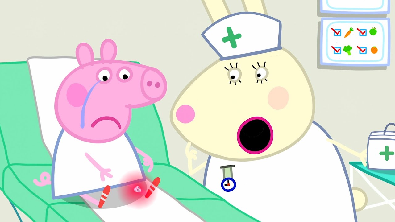 Peppa Pig Hurts Her Knee and Gets a Boo Boo! 🩹 | The First Aid Room ...