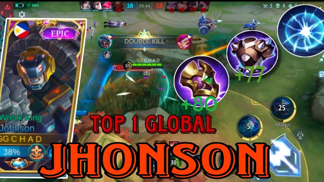 JHONSON BEST BUILD AND EMBLEM IN 2023!!#mobilelegends #mlbb # ...
