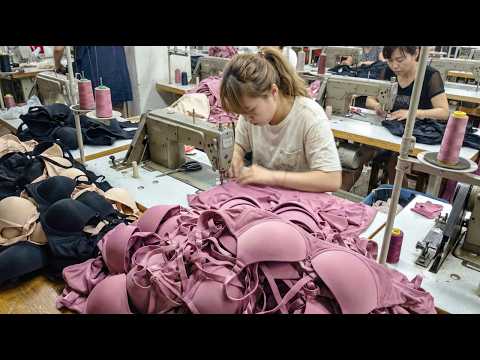 How Women's Bras Are Actually Made in a Korean Factory