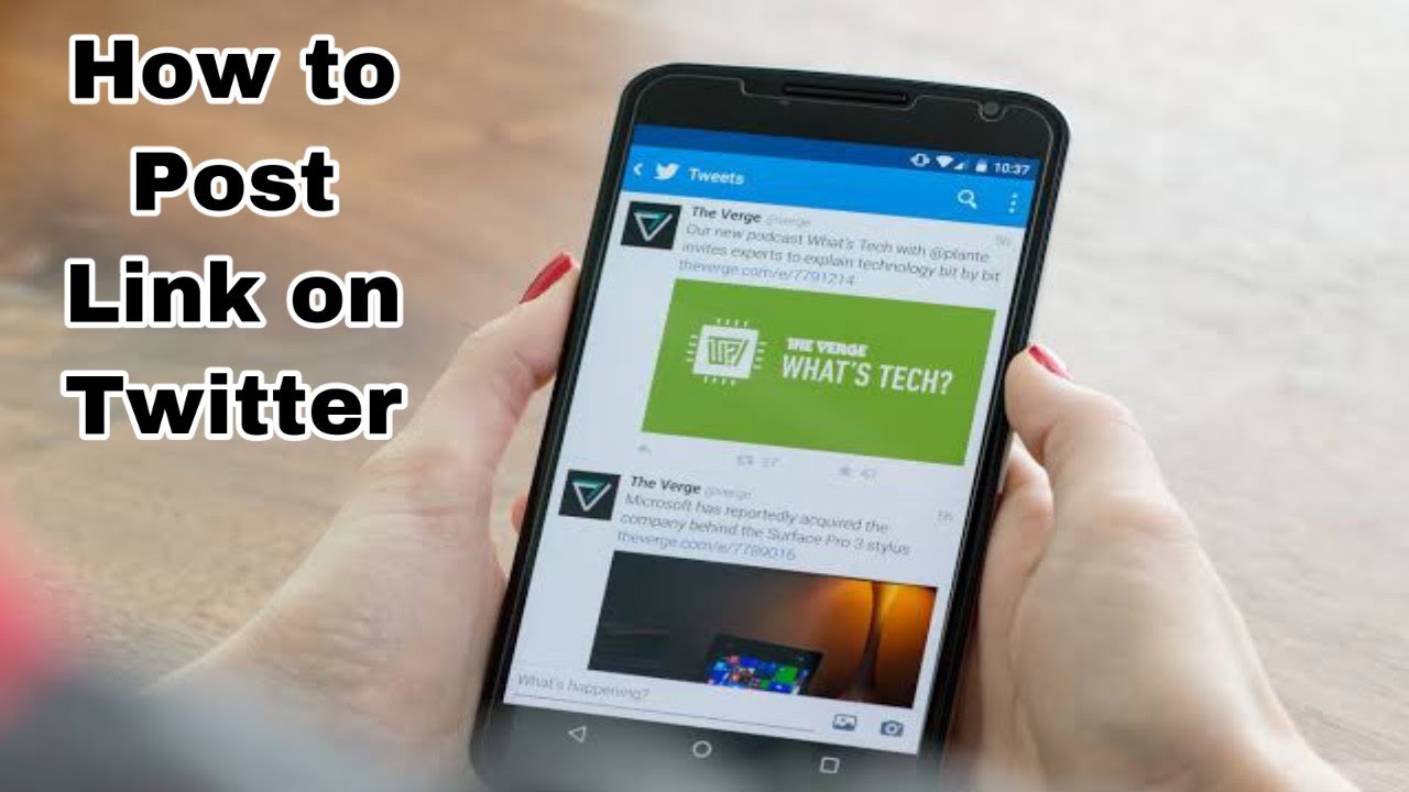 How to Post a Link on Twitter || how to post social media links on ...