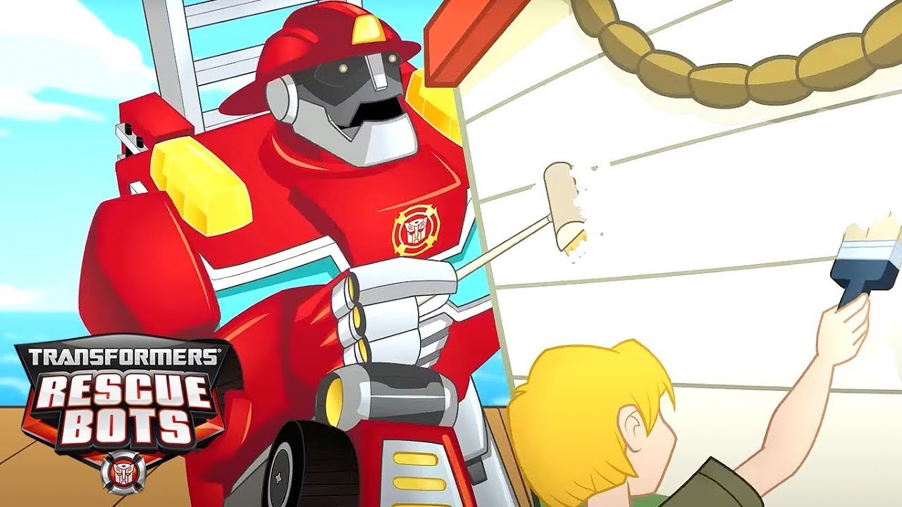 Heatwave Paints Ships! | Transformers: Rescue Bots | Cartoons for Kids ...