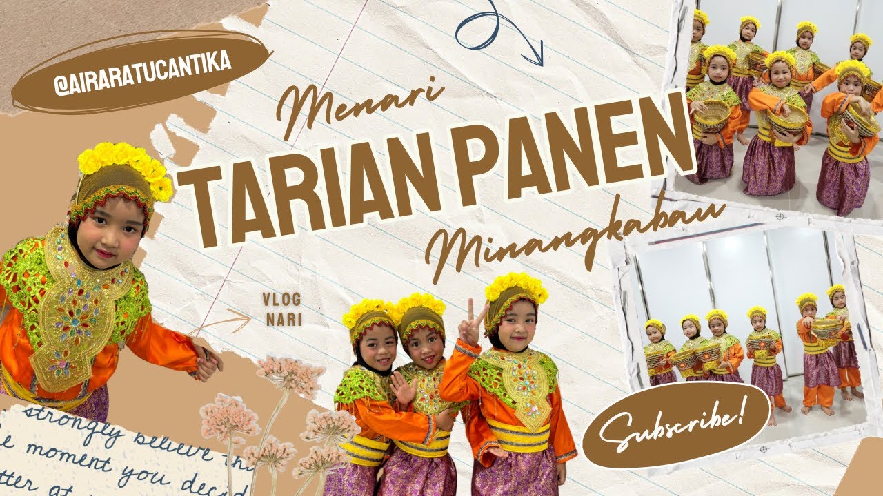 💃🏼Tarian Panen from Minangkabau💃🏼 - YouTube