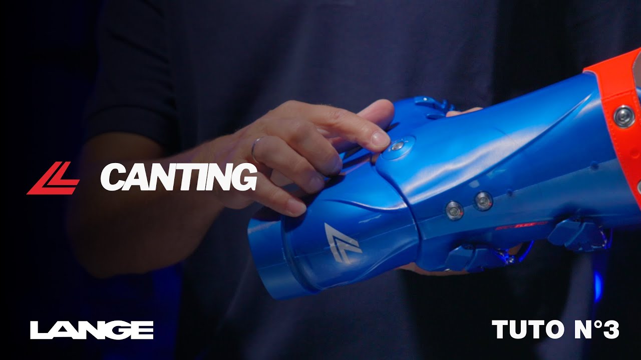 LANGE ski boots l NEW RS 2425 l 03 Canting on a race ski boot - YouTube