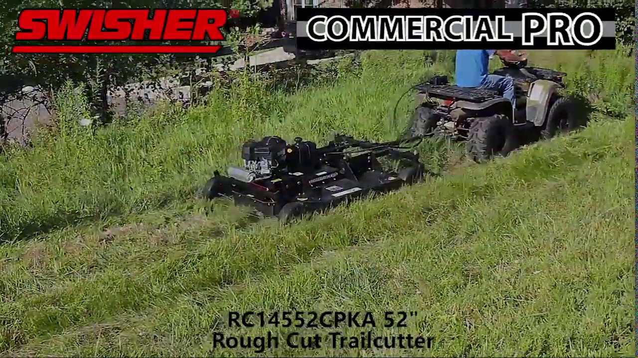 Swisher Rough Cut Pull-Behind Trailcutter with Electric Start 52in.W ...