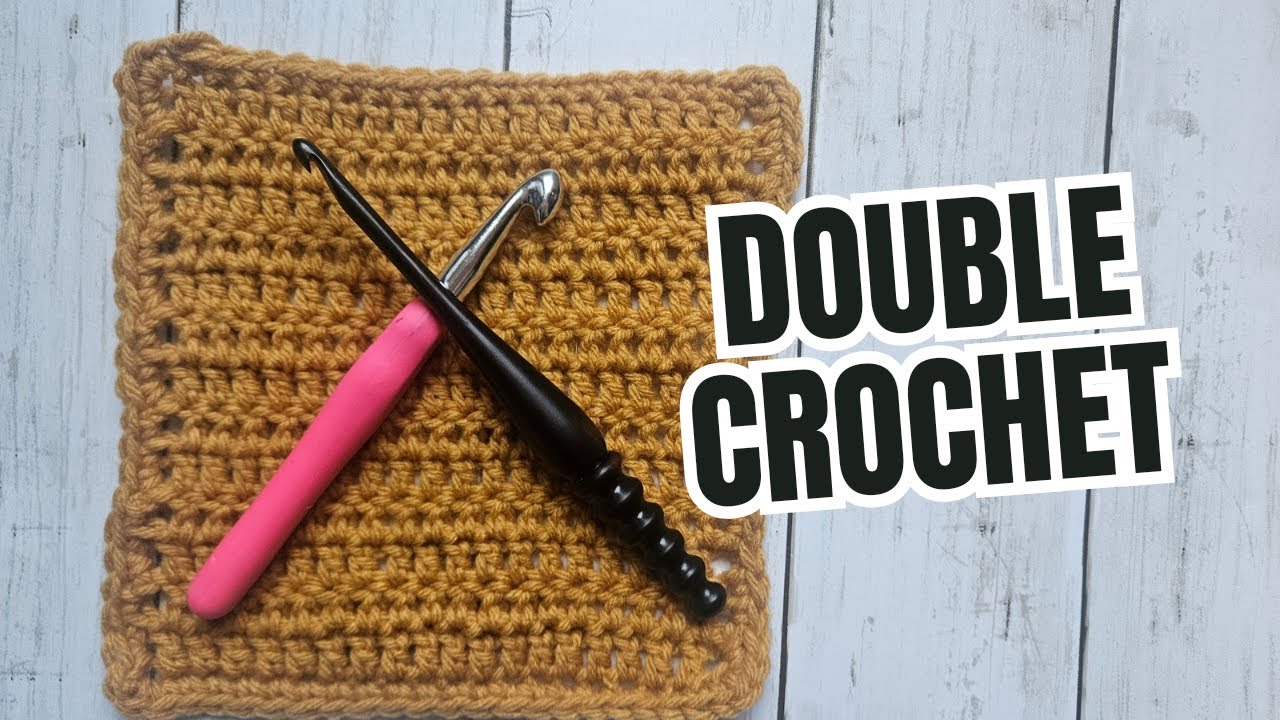 Double Crochet with TWO different hook sizes - YouTube
