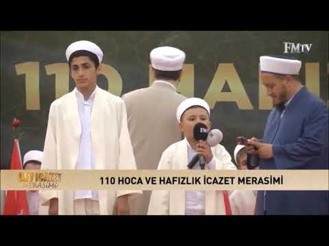Küçük Hafızdan Büyük Nasihat (Fatih Medreseleri 110 Hafız ve Hoca İcazeti)