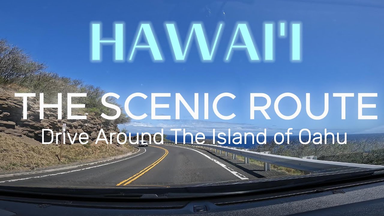 THE SCENIC ROUTE | Drive around OAHU, HAWAII! #driving #nature #hawaii ...