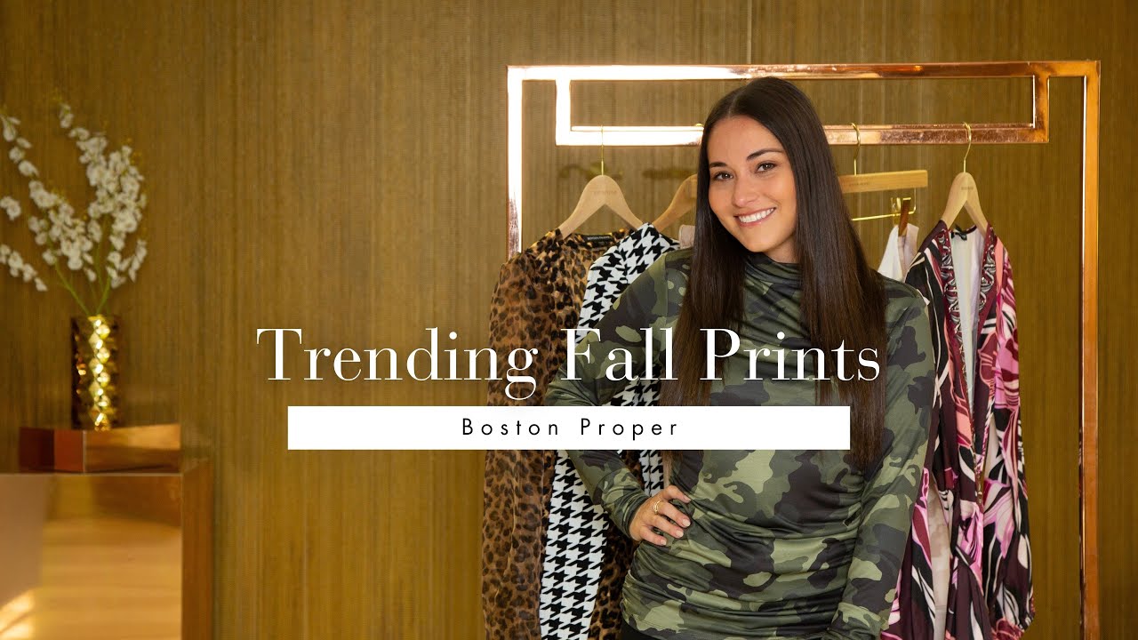 Fall Fashion Trends – Print Edition | Boston Proper - YouTube