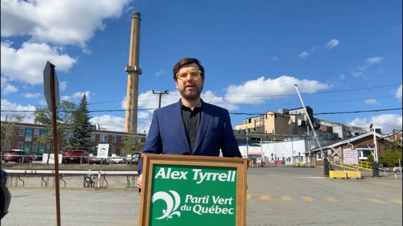 Alex Tyrrell de passage à Rouyn-Noranda pour revendiquer la fermeture ...