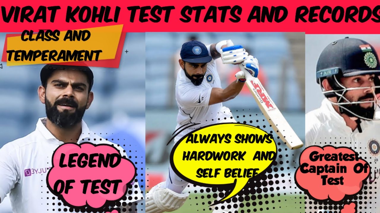 Virat Kohli Test Stats And Records | Virat Kohli Test Matches Records ...