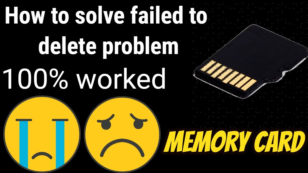 How To Solve Failed To Delete move Problem In Memory Card 100 Work how-to-solve-failed-to-delete-move-problem-in-memory-card-100-work