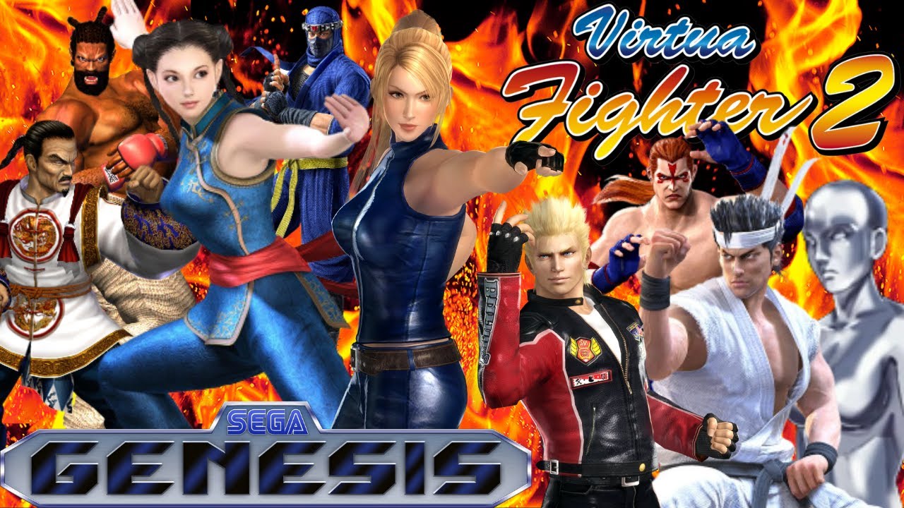 Virtua Fighter 2 + [ THE WORLD'S ULTIMATE SHOWDOWN!!! ] | (SEGA GENESIS ...