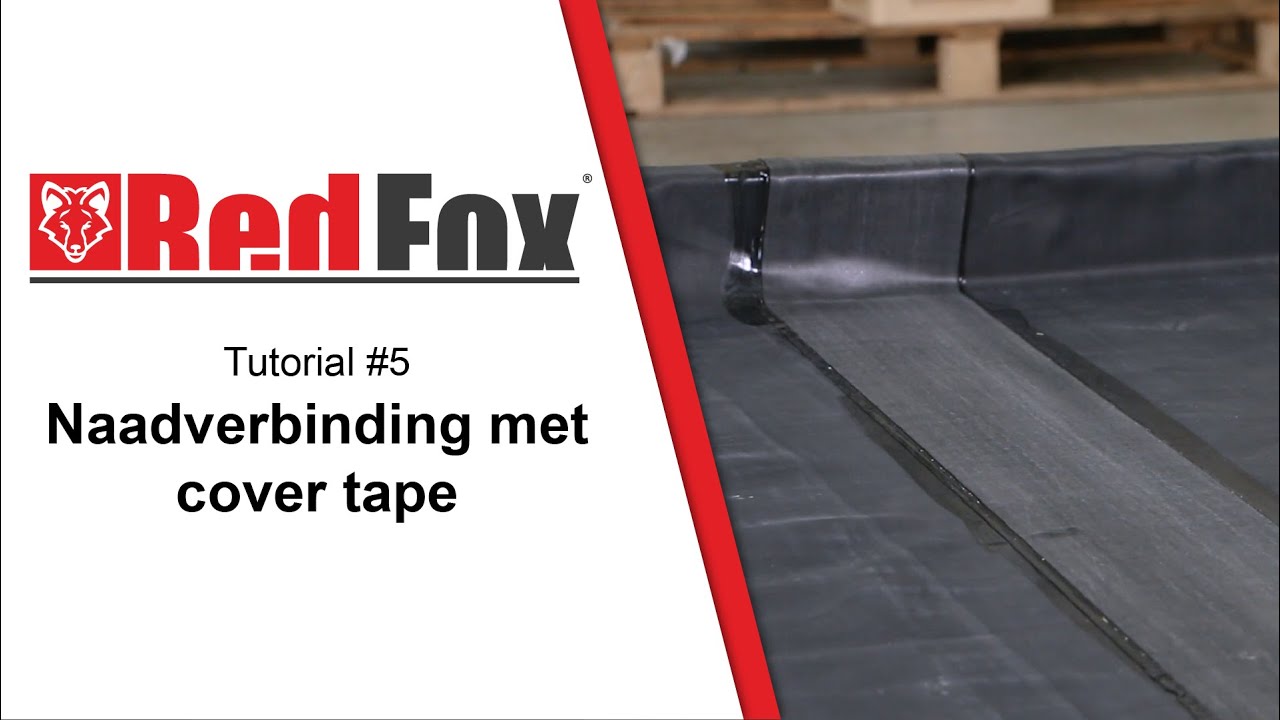 RedFox® EPDM-naadverbinding maken met covertape | RedFox® EPDM TUTORIAL 5 - YouTube