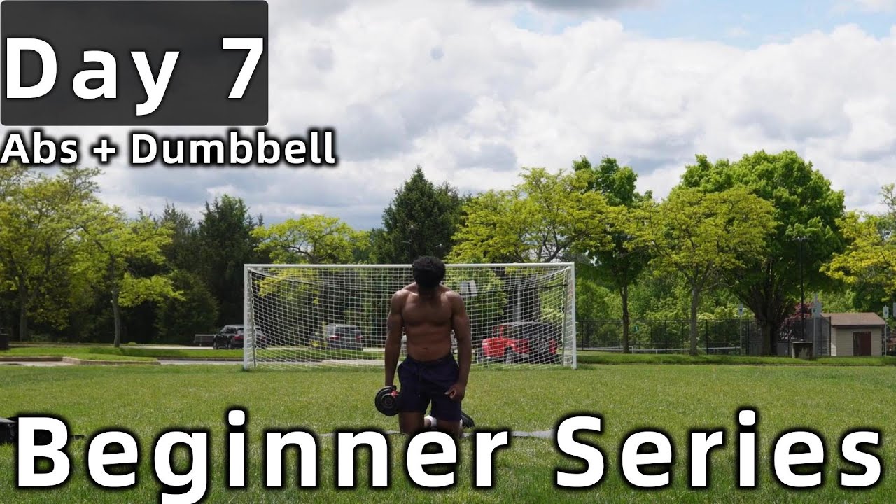 DAY 7 | Beginner Home Workout | 20 MIN DUMBBELL AB Workout | Beginner ...