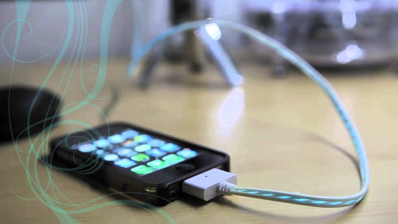 Brand New: The Original Flow Charge - LED Mobile Phone Charger - YouTube