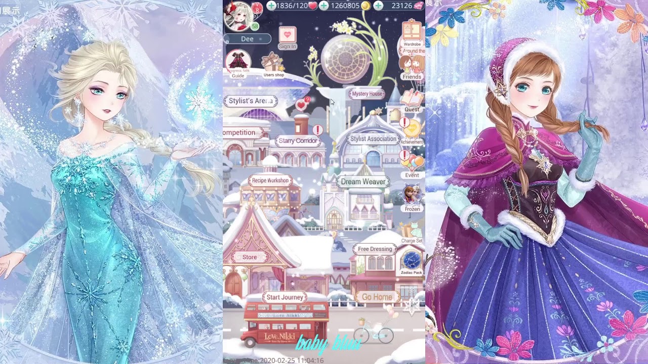FROZEN X LOVE NIKKI COLLAB - YouTube