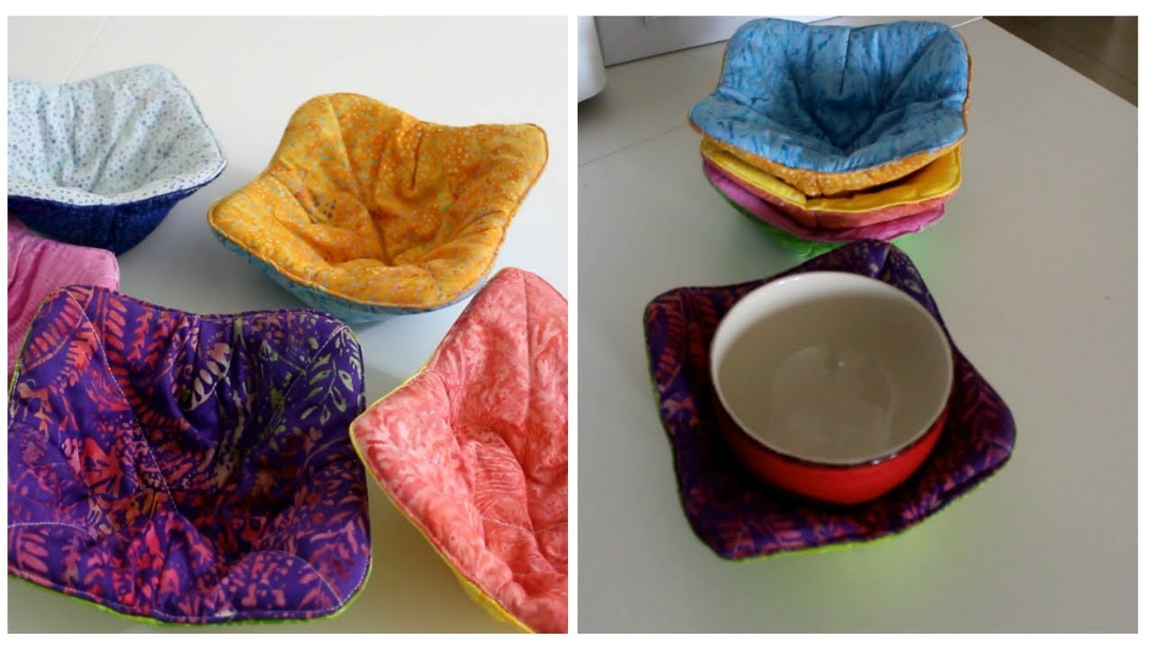 Easy Bowl Cozy DIY YouTube Easy Bowl Cozy DIY YouTube