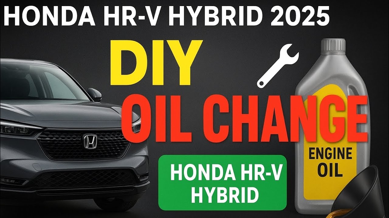 Honda HR-V E:HEV Hybrid 2025 | Engine Oil Change & Maintenance Mode ...