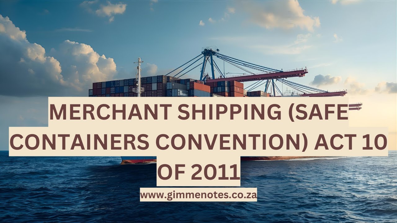 Safe Containers Act 2011: Container Safety & Maritime Standards in ...