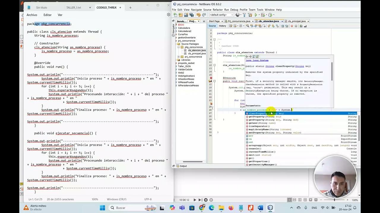 Hilos (Thread) de ejecución secuencial y concurrente en Java - YouTube