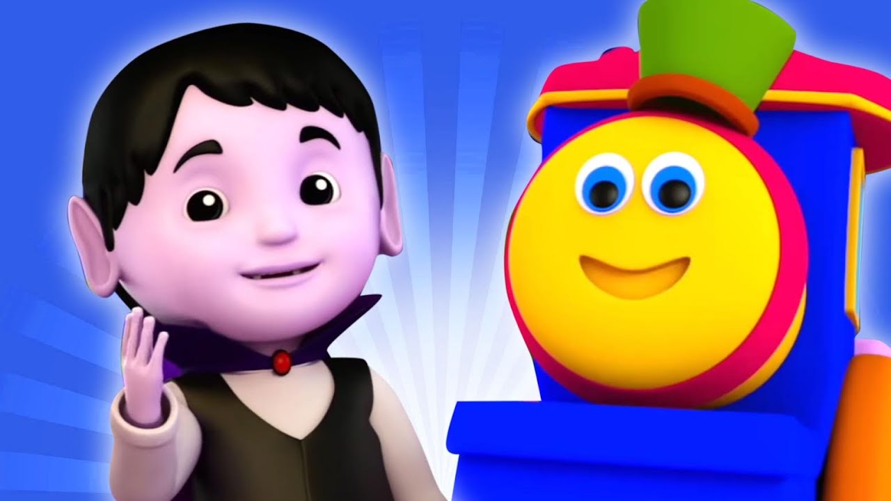 Halloween Ride with Bob The Train & Cartoon Video for Babies - YouTube
