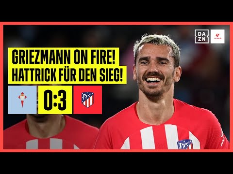 Griezmann bezwingt Vigo im Alleingang: Celta Vigo - Atletico Madrid 0:3 | LaLiga | DAZN Highlights