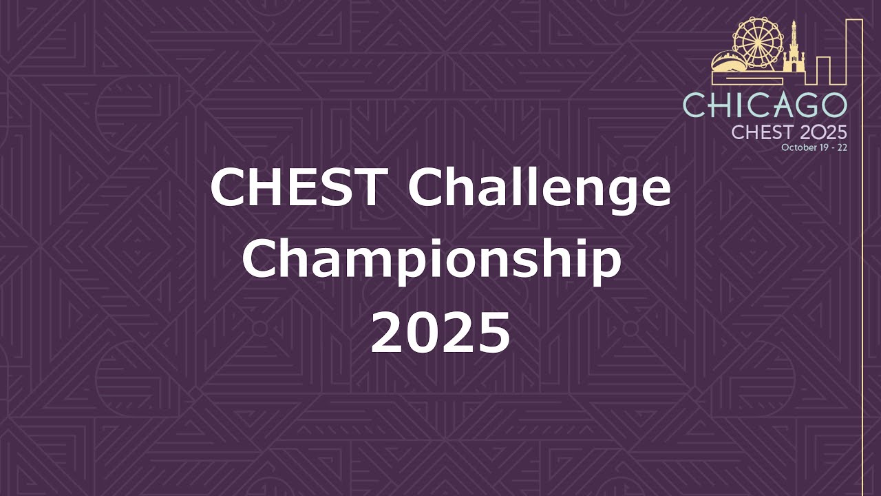 CHEST Challenge at CHEST 2025 Annual Meeting - YouTube