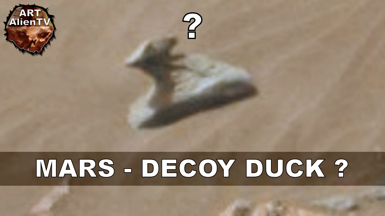 Mars Decoy Duck ? Carved or Natural Object ? ArtAlienTV - YouTube