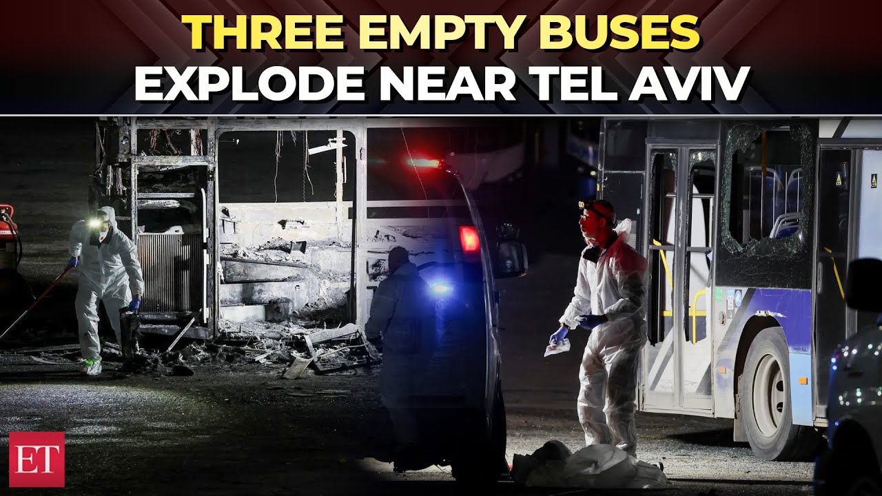 Israel bus attacks: Three empty buses explode near Tel Aviv; no injuries reported - YouTube