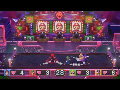 Mario Party 10 - Bowser vs Mario vs Luigi vs Wario vs Waluigi - Chaos Castle