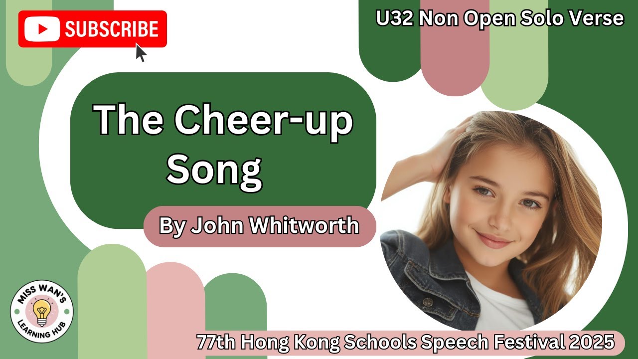 U32 The Cheer-up Song by John Whitworth I P6 Girls (77th HK Schools ...