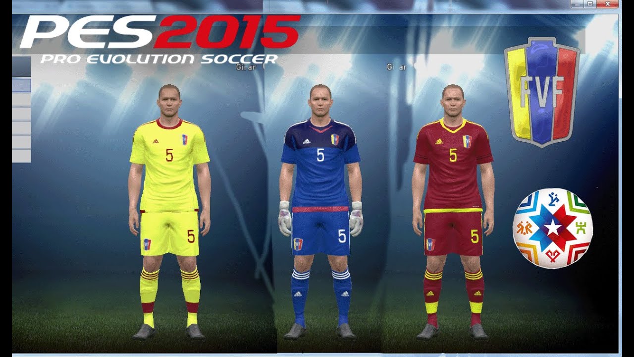 Como Editar a VENEZUELA KITS+DT+ESTADIO+ESTANDARTE en PES 2015 PC para ...