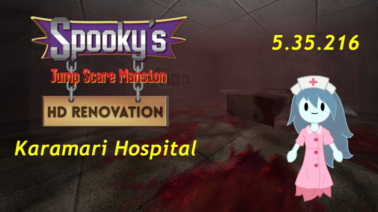 Spooky's jumpscare mansion HD - Karamari Hospital (5.35.216) - YouTube