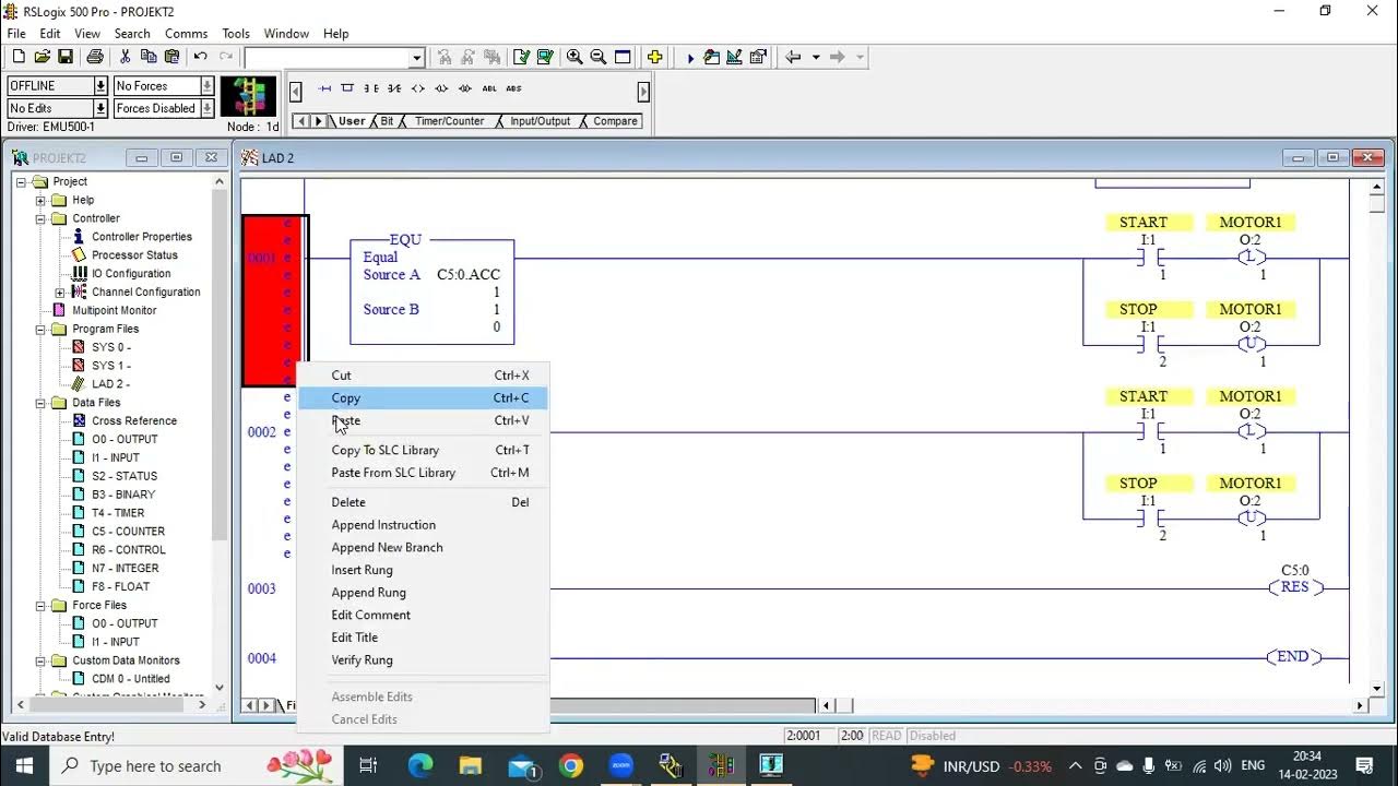 PLC EXAMPLE LOGICS USING COUNTER AND COMPARATORS - YouTube