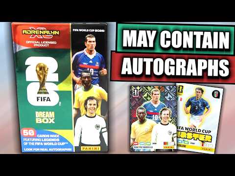 WORLD CUP AUTOGRAPH? Panini Adrenalyn XL WORLD CUP 2026 Dream Box Opening | Exclusive Legend Cards