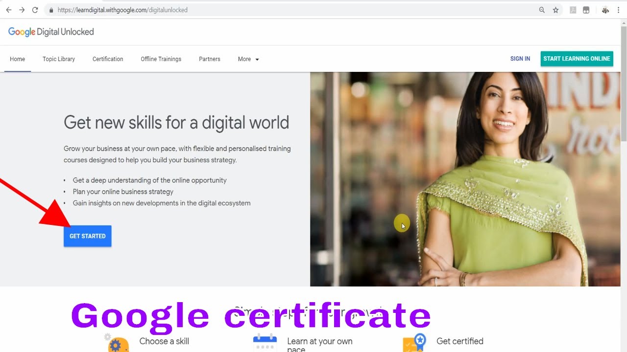 how to learn online digital marketing FREE from Google With Certificate||Google digital ...